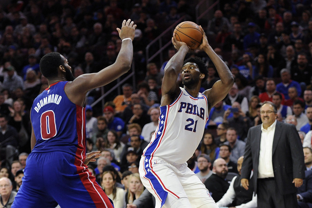 Embiid預言Drummond犯滿成真 76人再挫活塞 - TSNA體育新聞團隊