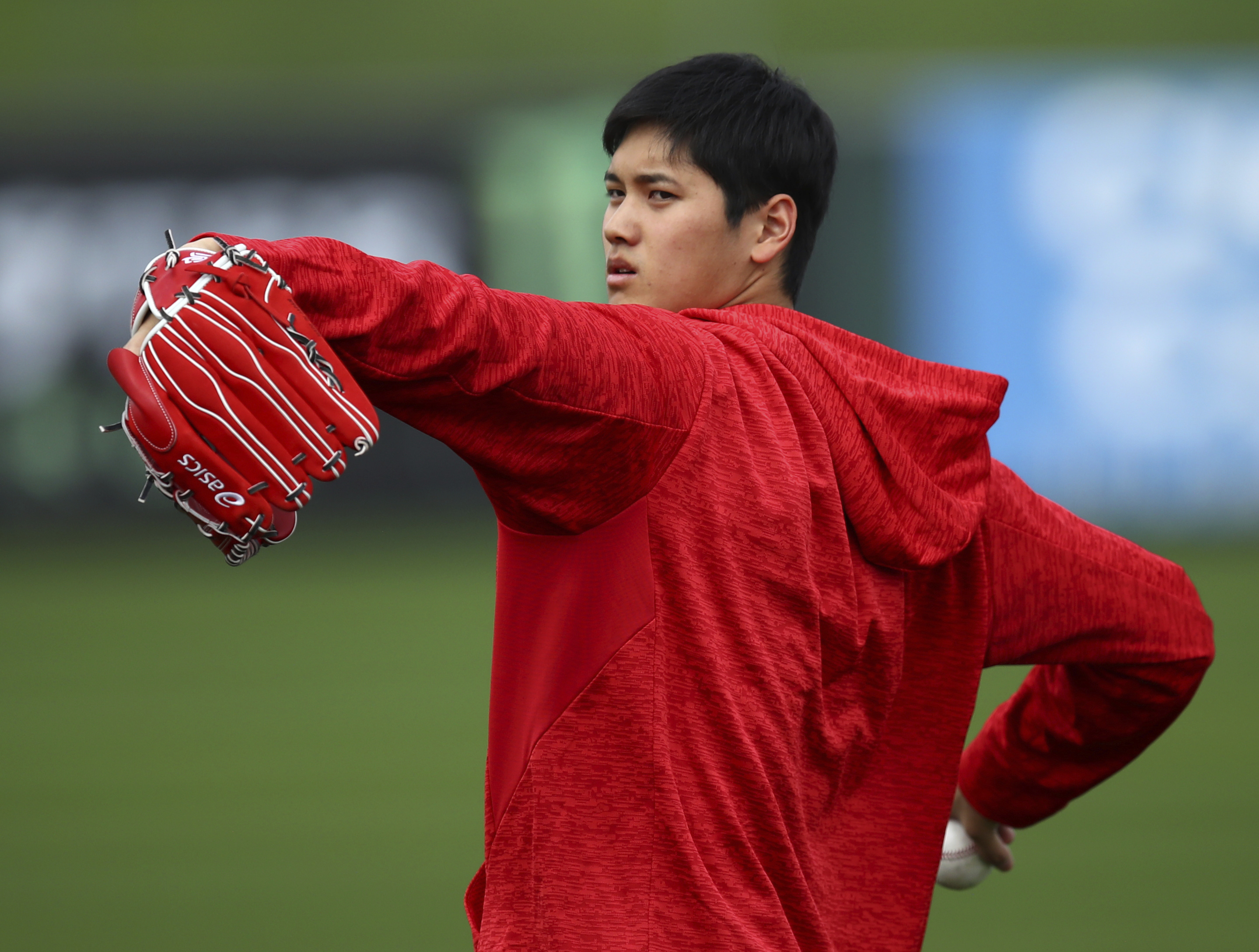 大谷翔平練打 捕手Rivera：不像投手像野手 - TSNA體育新聞團隊