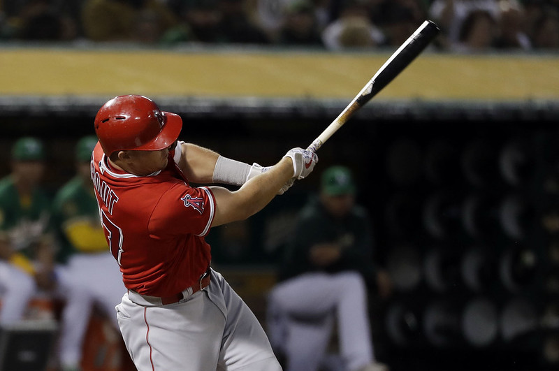 天使Trout開砲 Skaggs封鎖運動家 - TSNA體育新聞團隊