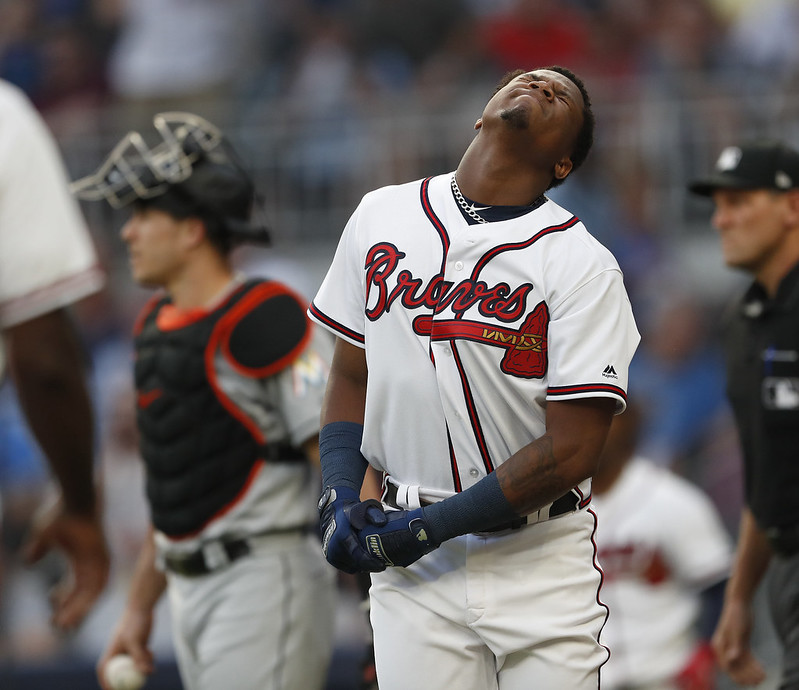 Acuna第1球就遭觸身 Freeman：沒品 - TSNA體育新聞團隊