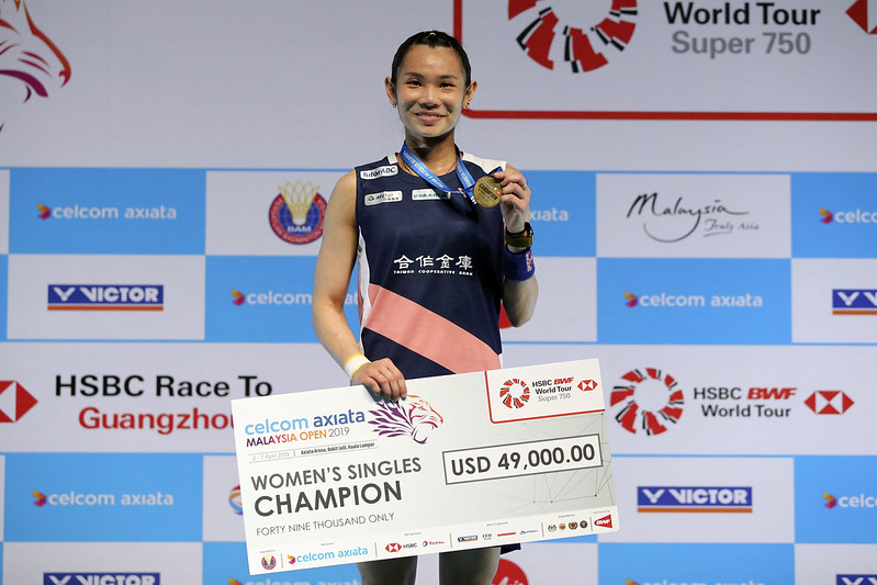 戴資穎未失1局 大馬賽勇奪3連霸 - TSNA體育新聞團隊