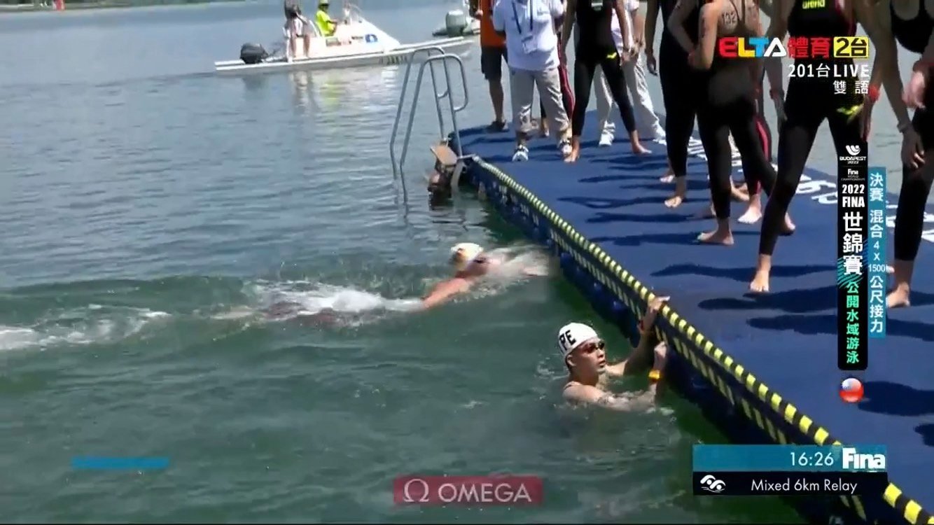 FINA世錦賽公開水域團體接力 臺灣名列第14 - TSNA體育新聞團隊