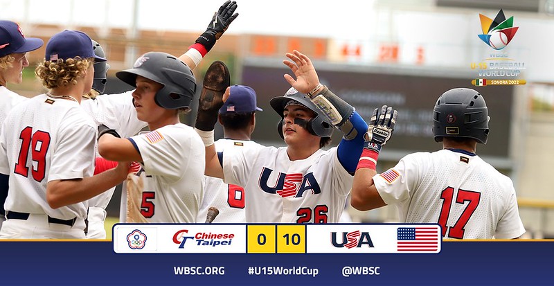 遭1安打完封 臺灣被美國10比0扣倒 - TSNA體育新聞團隊