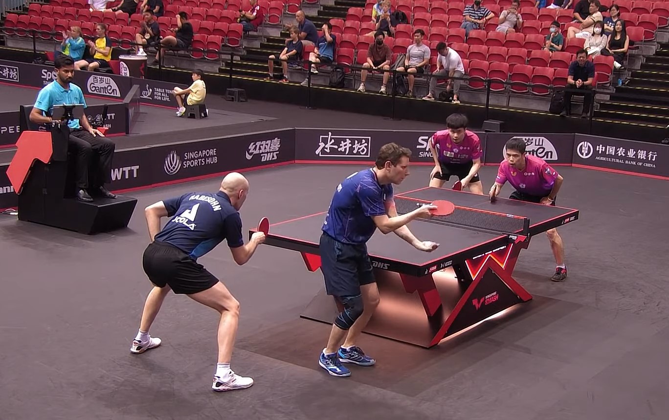 最強橫拍組莊智淵／林昀儒首戰告捷 WTT大滿貫晉16強 - TSNA體育新聞團隊