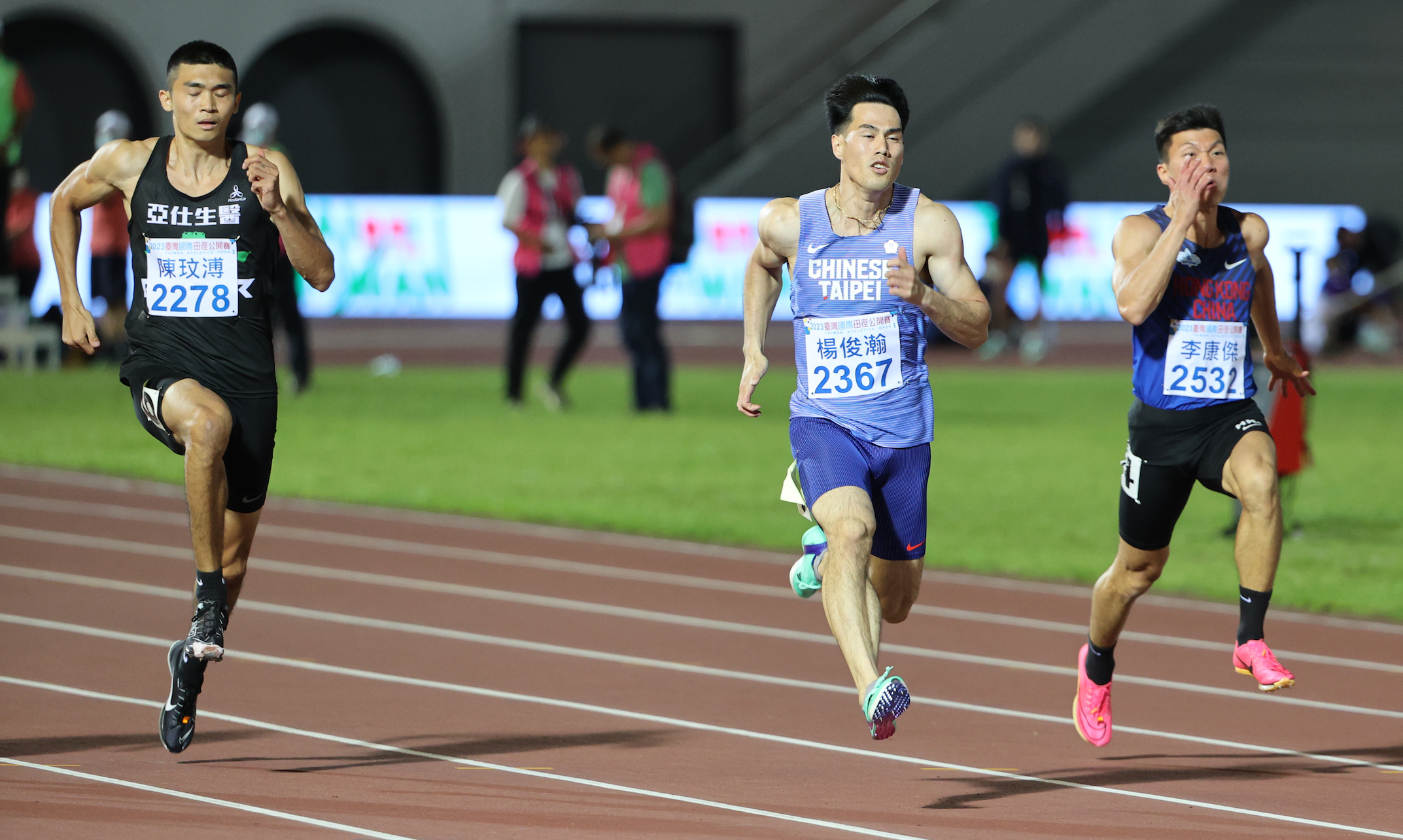 台灣國際田徑公開賽 楊俊瀚100公尺摘金 - TSNA體育新聞團隊