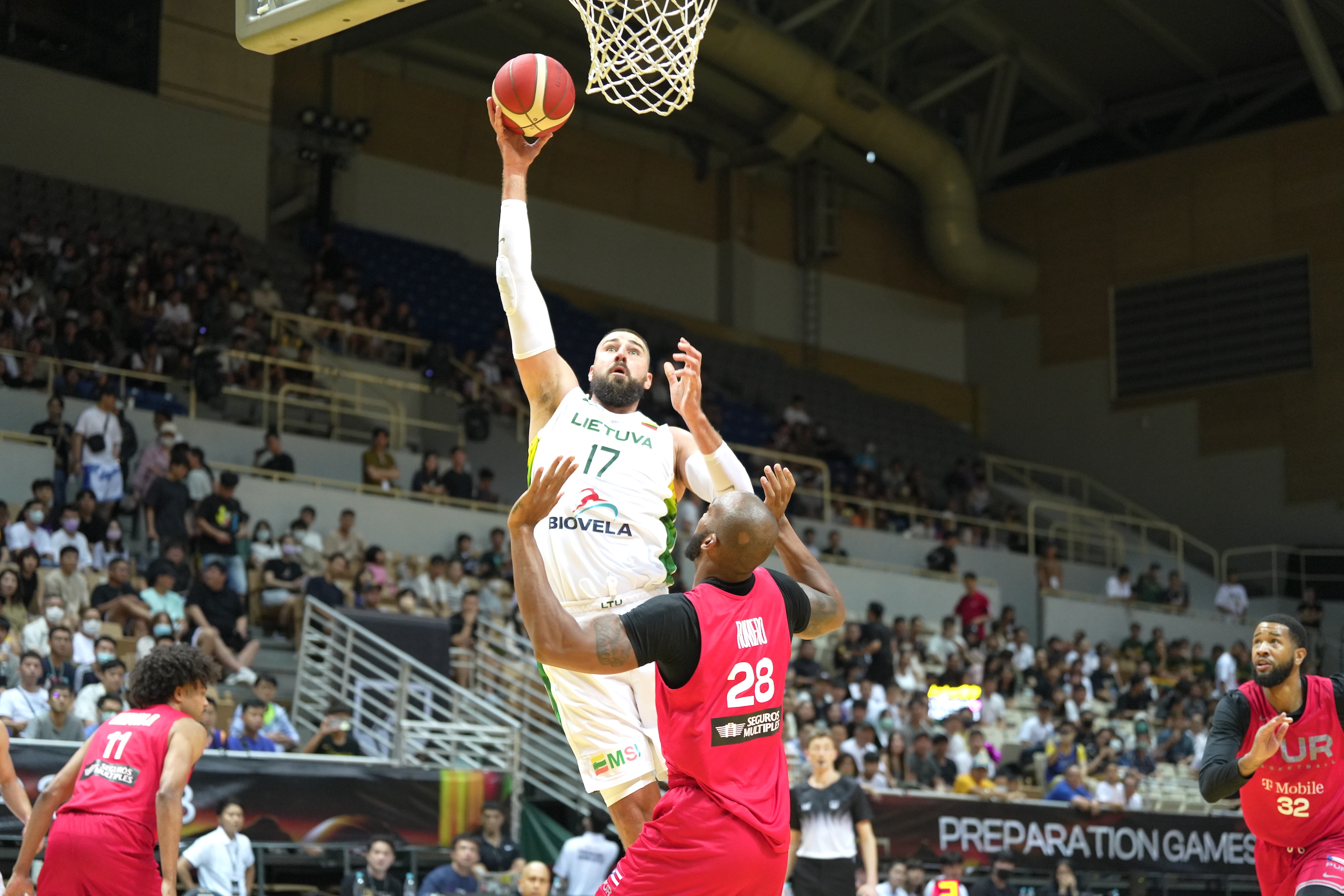 FIBA世界盃2023熱身賽 立陶宛擊敗波多黎各 - TSNA體育新聞團隊