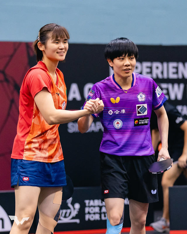 WTT》橫掃韓日新組合 鄭怡靜／李昱諄首入大滿貫決賽 - TSNA體育新聞團隊