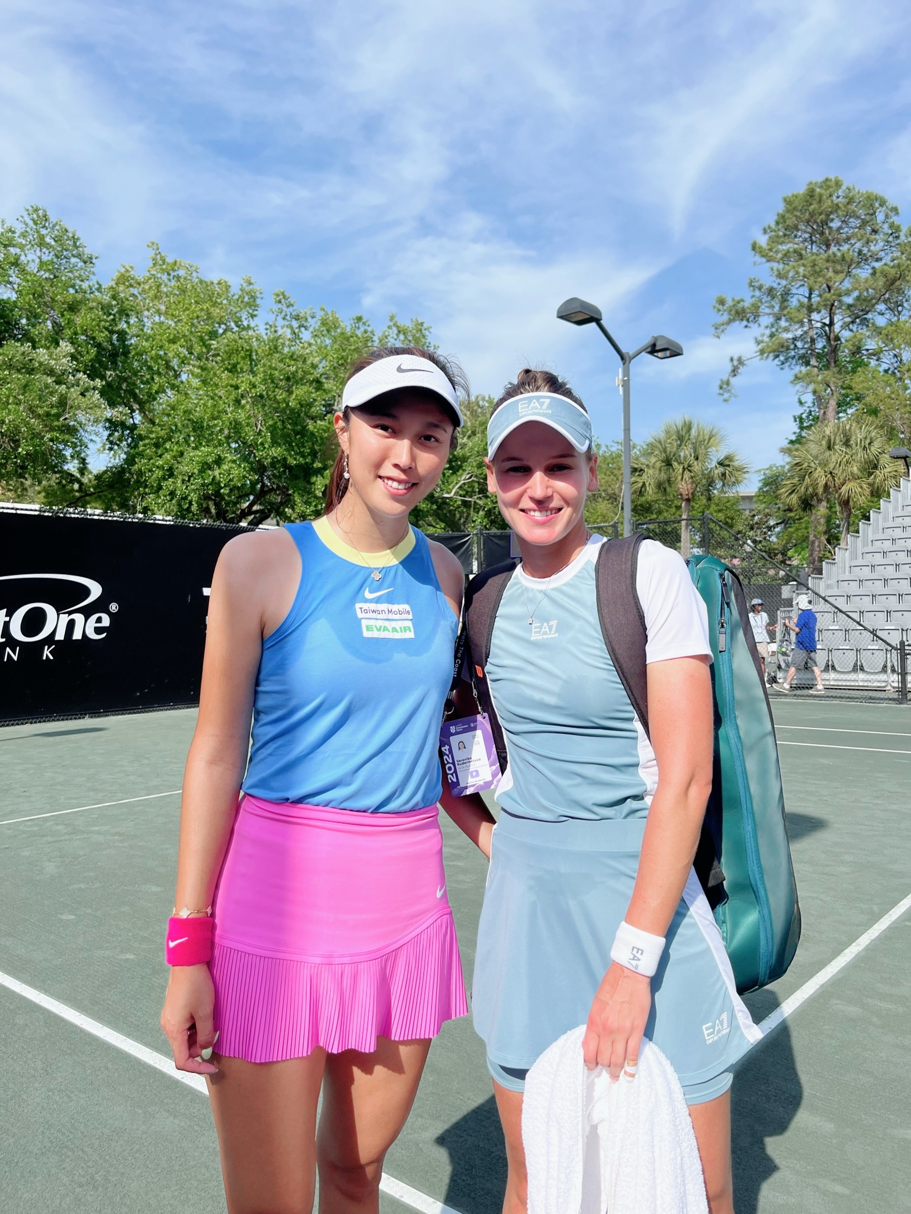 網球》賞對手貝果後搶10落敗 詹皓晴無緣查爾斯頓賽4強 - TSNA體育新聞團隊