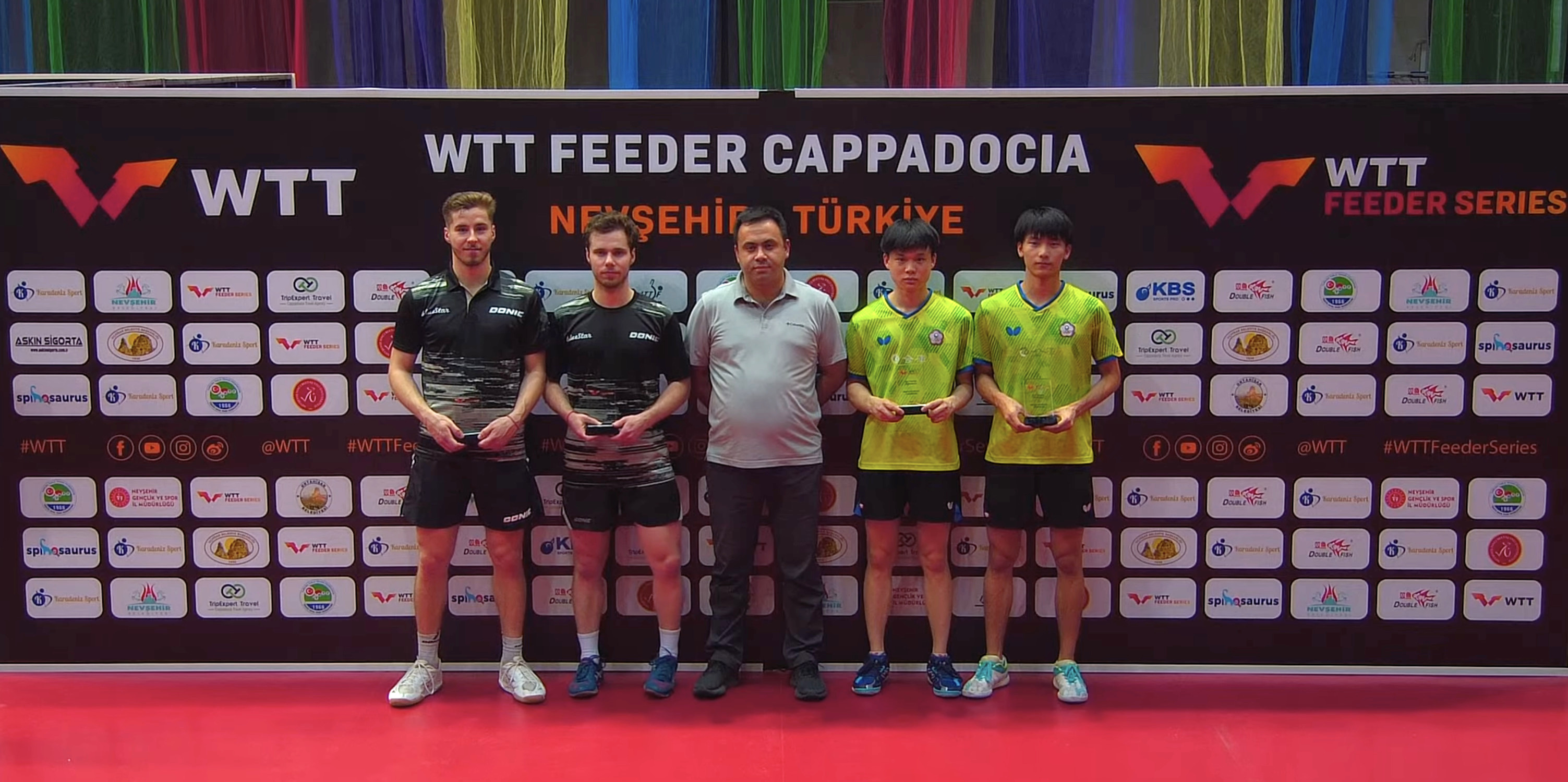 WTT》卡帕多奇亞支線賽 馮翊新/黃彥誠雙打摘冠 - TSNA體育新聞團隊