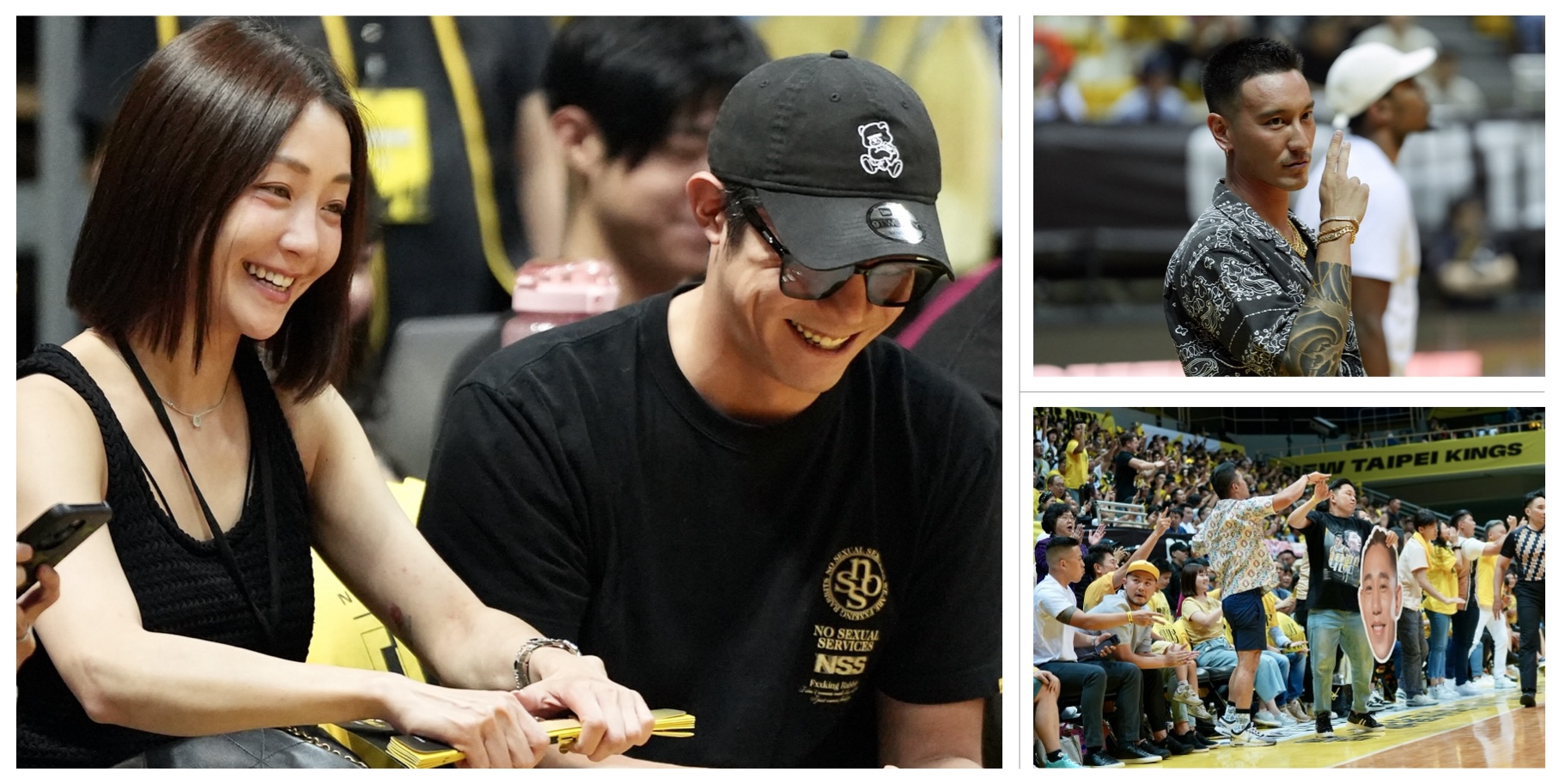 PLG總冠軍賽》場邊星光熠熠 網友問：藝人是不是都支持國王？ - TSNA體育新聞團隊