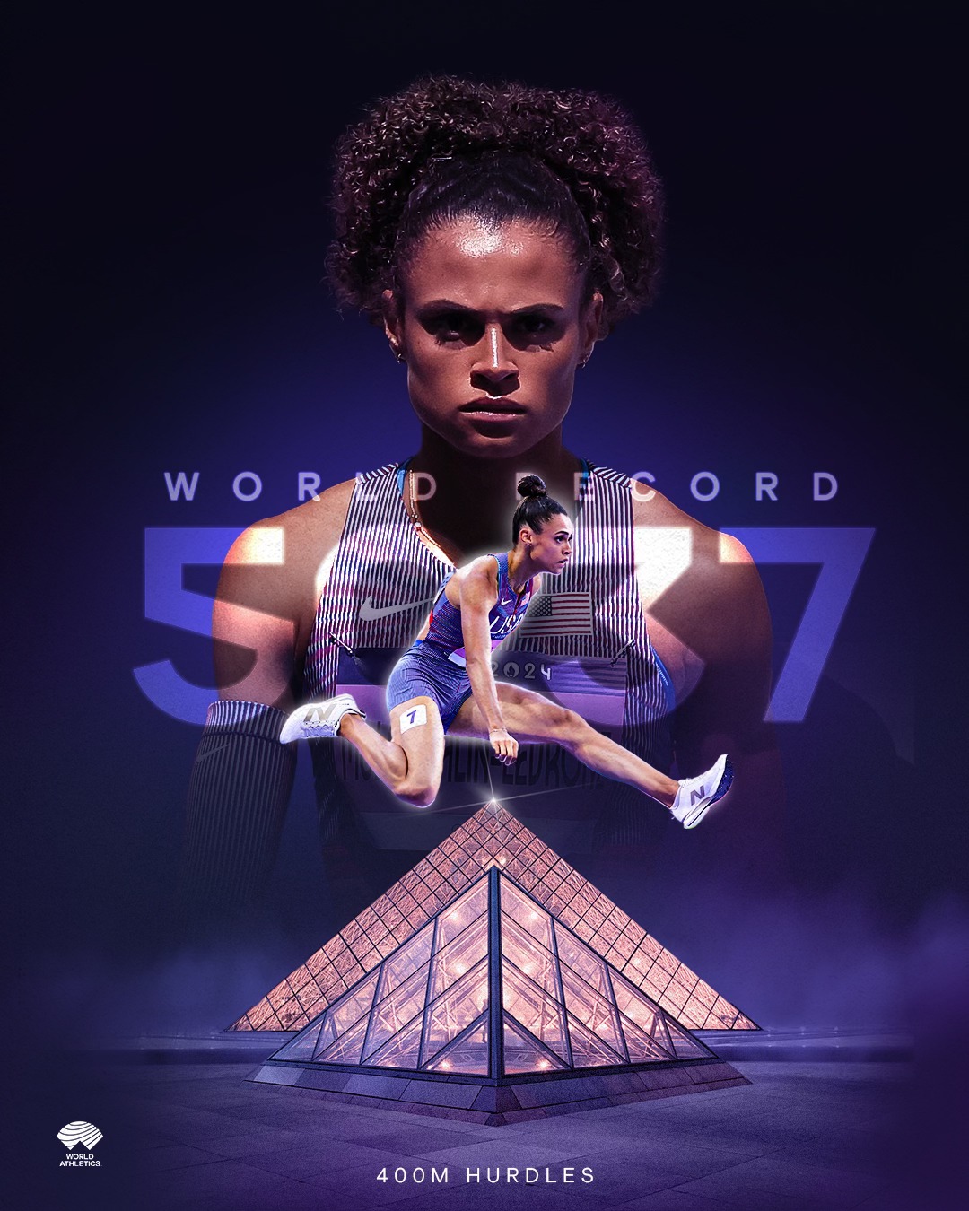 奧運》Sydney McLaughlin-Levrone 女子400公尺跨欄再破世界摘金 - TSNA體育新聞團隊