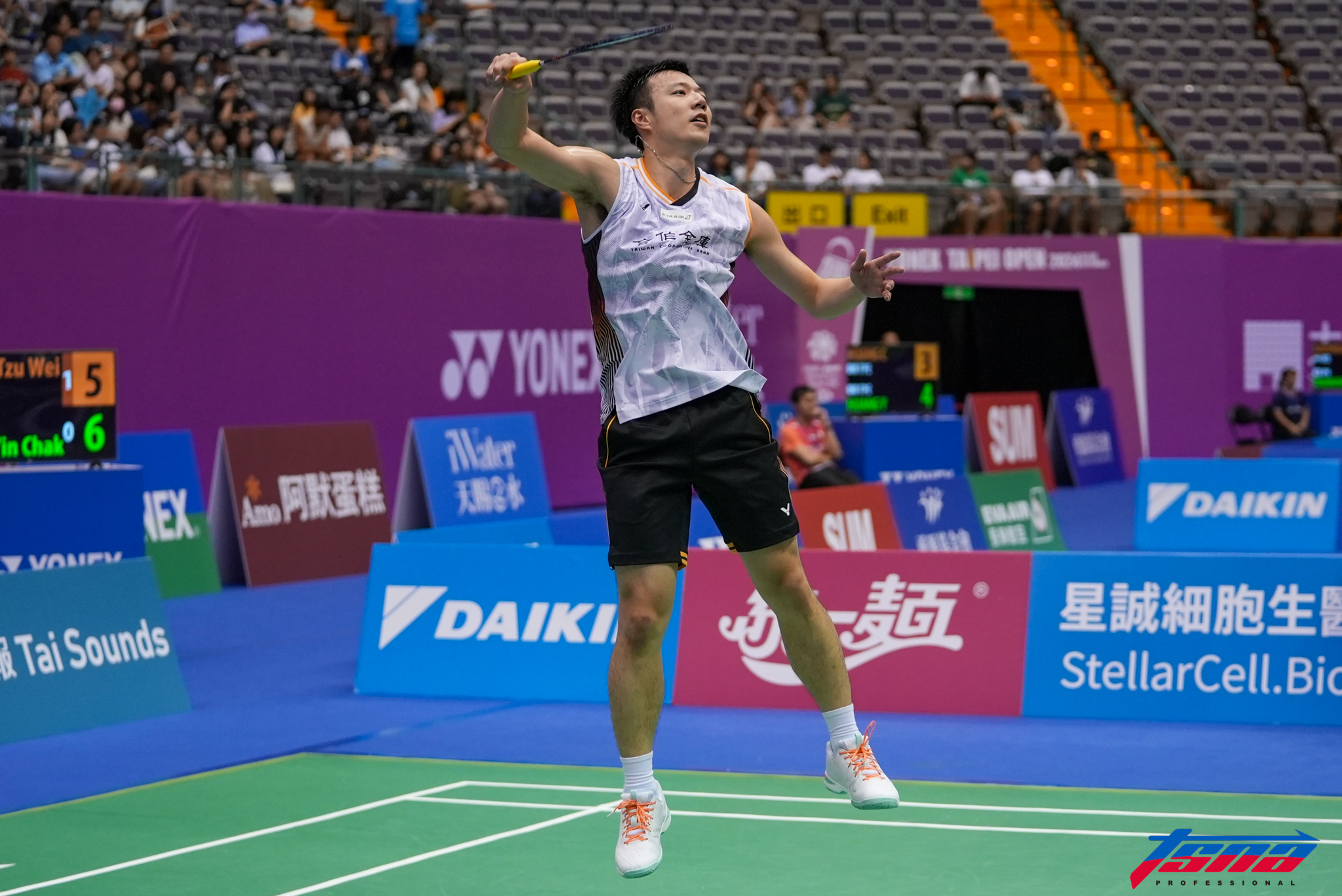 台北羽球公開賽》激戰3局險勝香港陳延澤 王子維闖男單16強 - TSNA體育新聞團隊