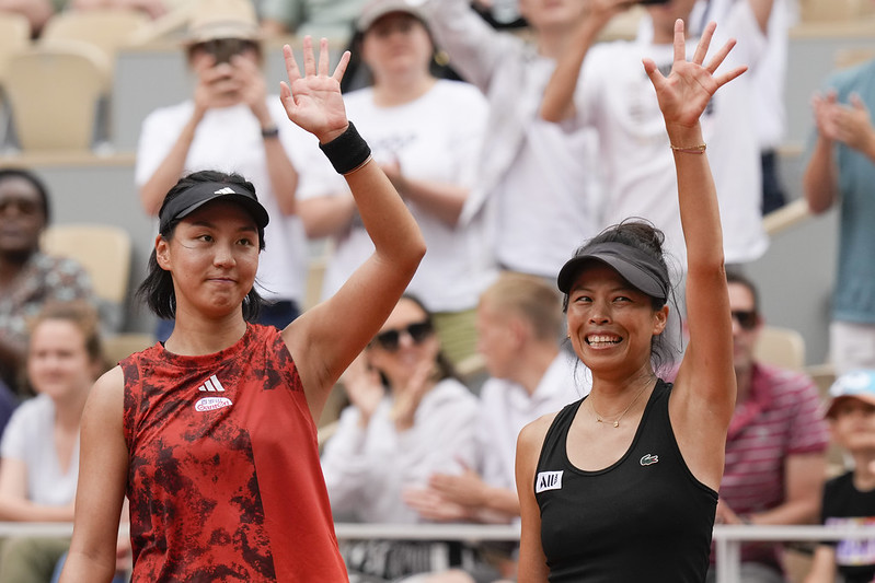 WTA》再合拍法網冠軍搭檔王欣瑜 謝淑薇中網首戰出局 - TSNA體育新聞團隊