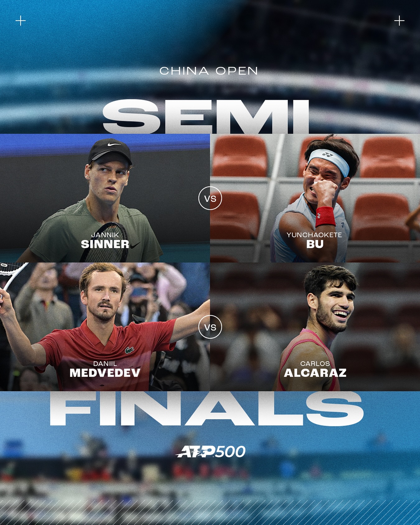 網球》禁藥風波糾纏 Sinner仍擊敗新疆黑馬 晉級中國公開賽決賽 - TSNA體育新聞團隊