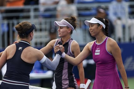 WTA》遭前球后領軍美國組逆轉 詹皓晴無緣武漢雙打4強 - TSNA體育新聞團隊