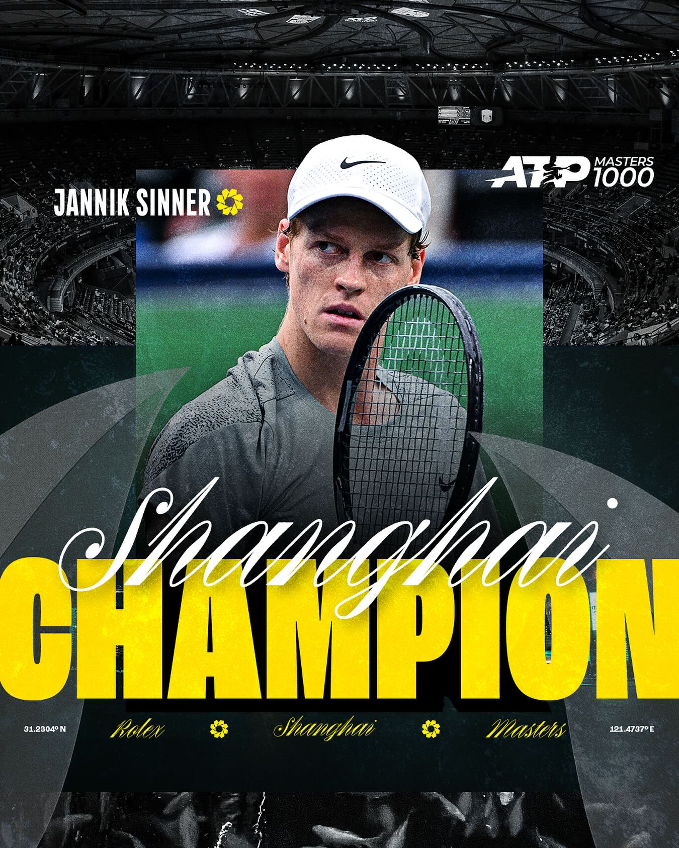 網球》上海大師賽Sinner成為最年輕王者 Djokovic百冠受阻 - TSNA體育新聞團隊