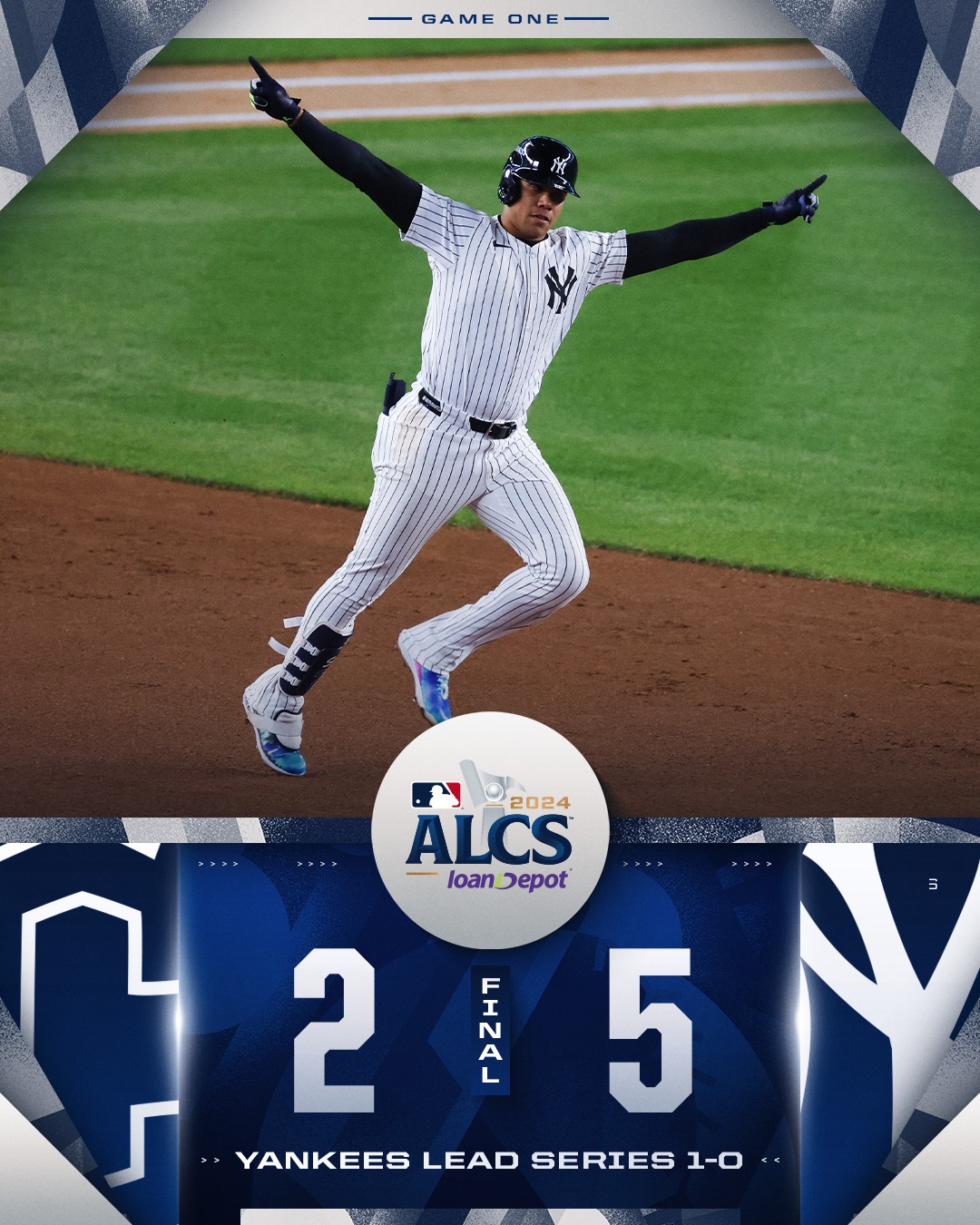 MLB》Soto、Stanton開轟 洋基5比2守護者贏得首戰 - TSNA體育新聞團隊