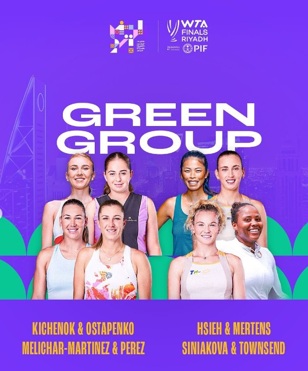 WTA》年終賽分組名單出爐！ 謝淑薇在死亡之組、詹皓晴在白組 - TSNA體育新聞團隊