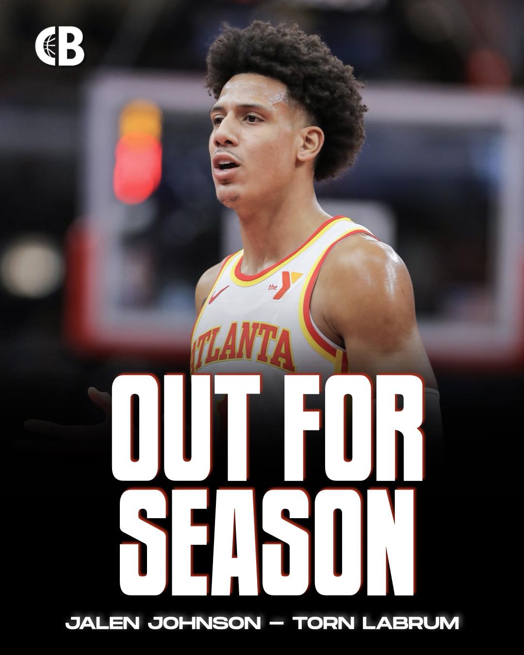 NBA》老鷹Jalen Johnson整季報銷 肩傷將動手術 - TSNA體育新聞團隊