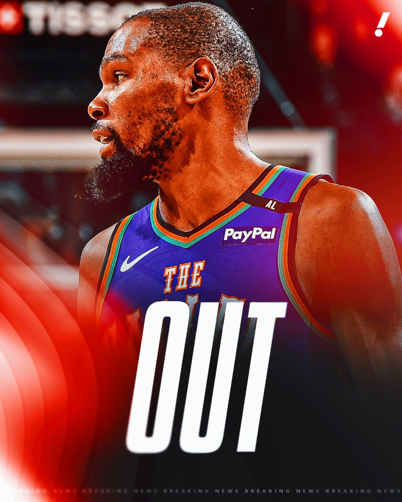 NBA》怎麼拚附加賽資格？Kevin Durant踝傷至少缺席一週 - TSNA體育新聞團隊