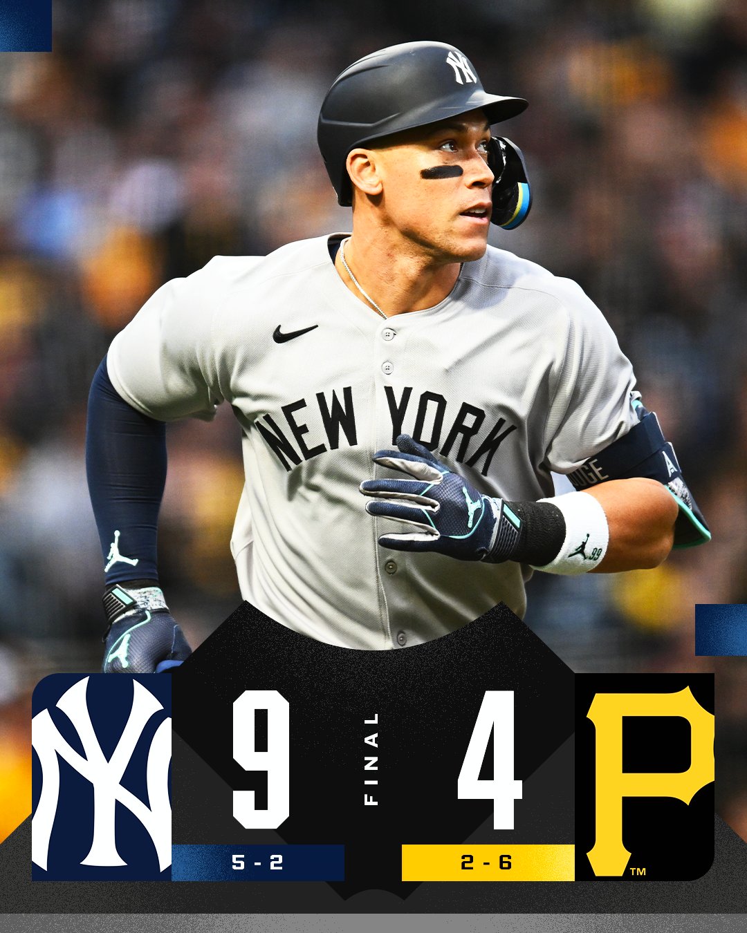 [新聞] MLB》(影)Judge開季7場6轟 在洋基第1000場平貝比魯斯紀錄 - 看板Gossiping - PTT網頁版