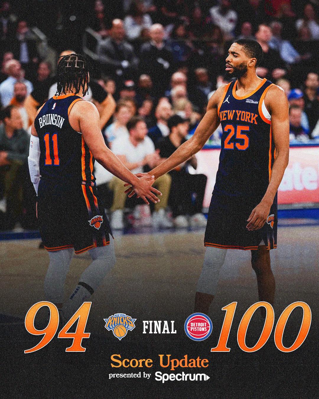 NBA》尼克輸給活塞 總教練怪裁判偏頗、罰球數量差距大 - TSNA體育新聞團隊