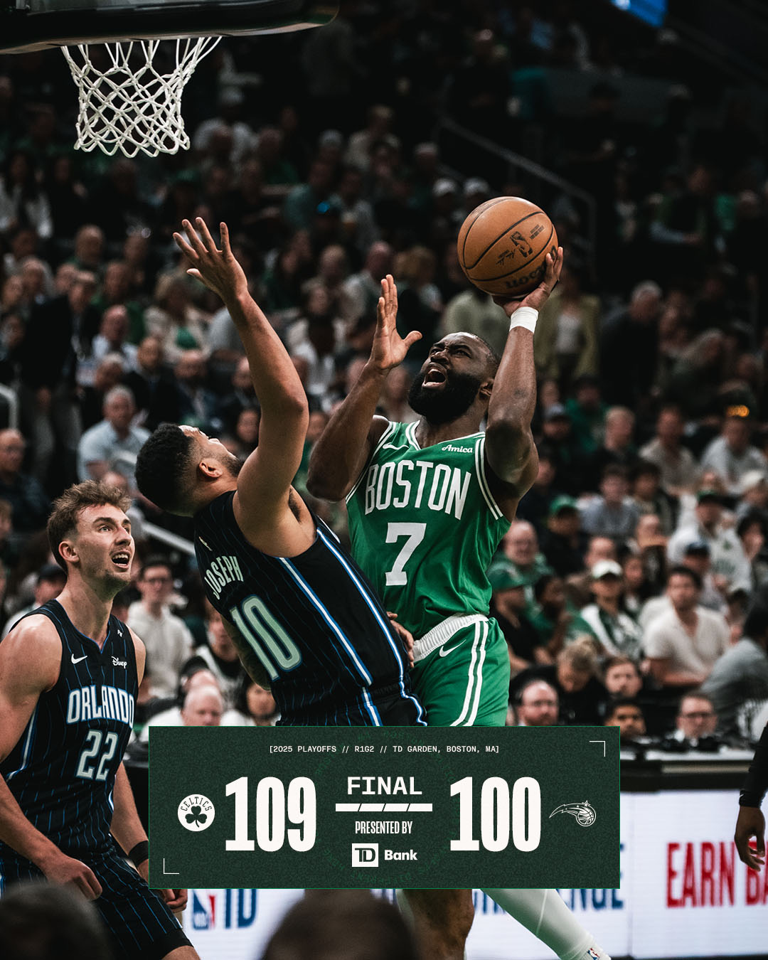 NBA》Jayson Tatum首次錯過季後賽 Jaylen Brown貢獻36分 塞爾提克擊敗魔術 - TSNA體育新聞團隊