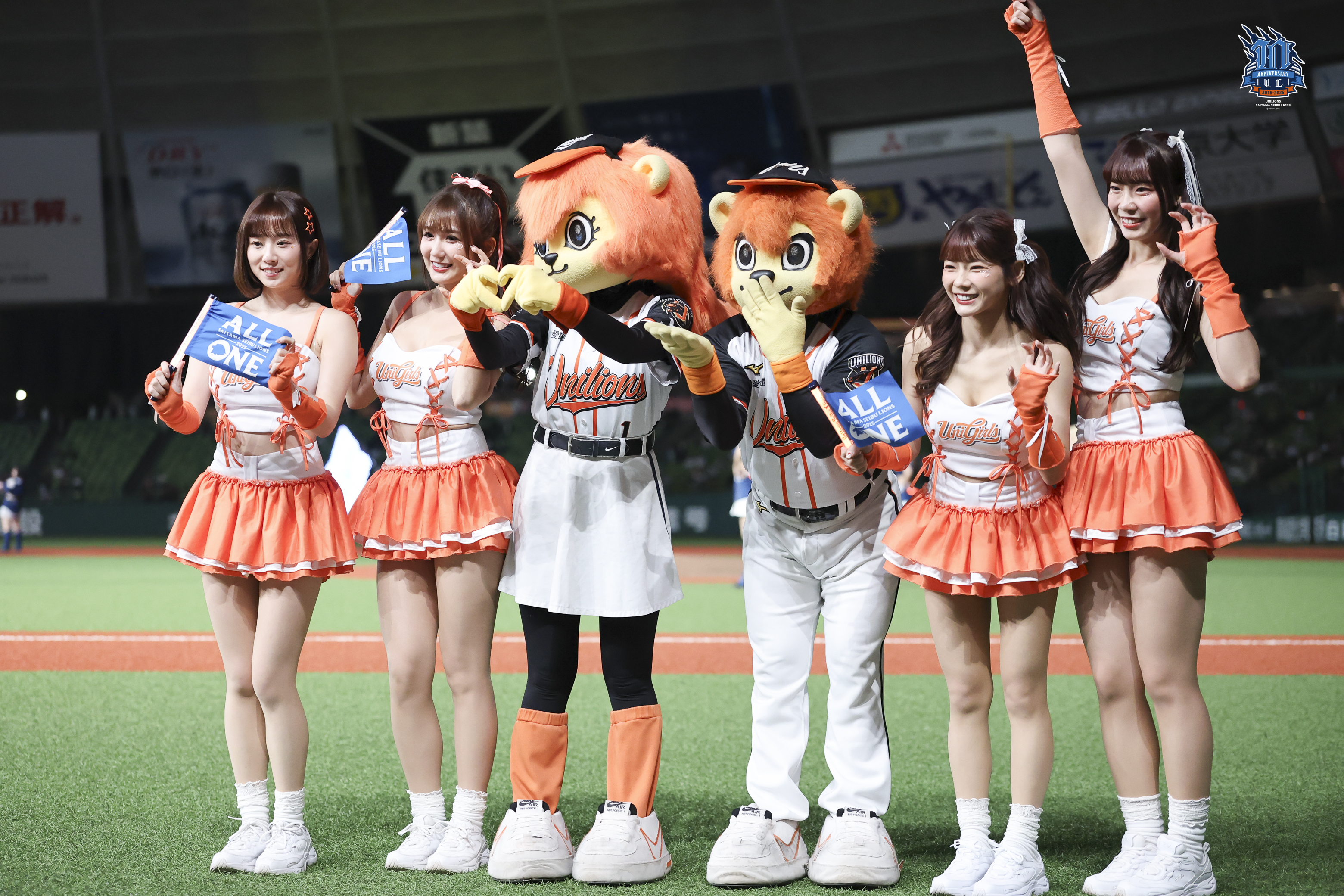 統一獅》台日雙獅好友10週年 UniGirls、萊恩、盈盈前進西武獅主場 - TSNA體育新聞團隊