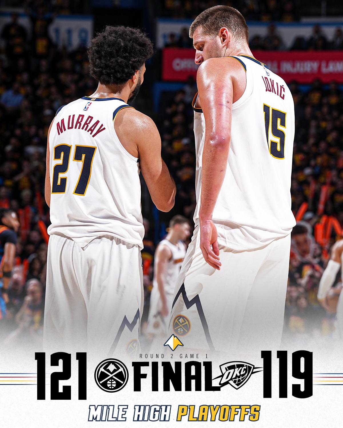 NBA》影／又是Aaron Gordon 準絕殺三分彈金塊氣走雷霆 - TSNA體育新聞團隊