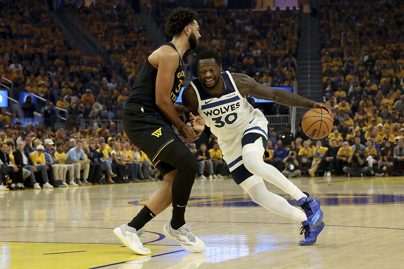 NBA》Edwards、Randle均30+ 灰狼險勝勇士聽牌 - TSNA體育新聞團隊