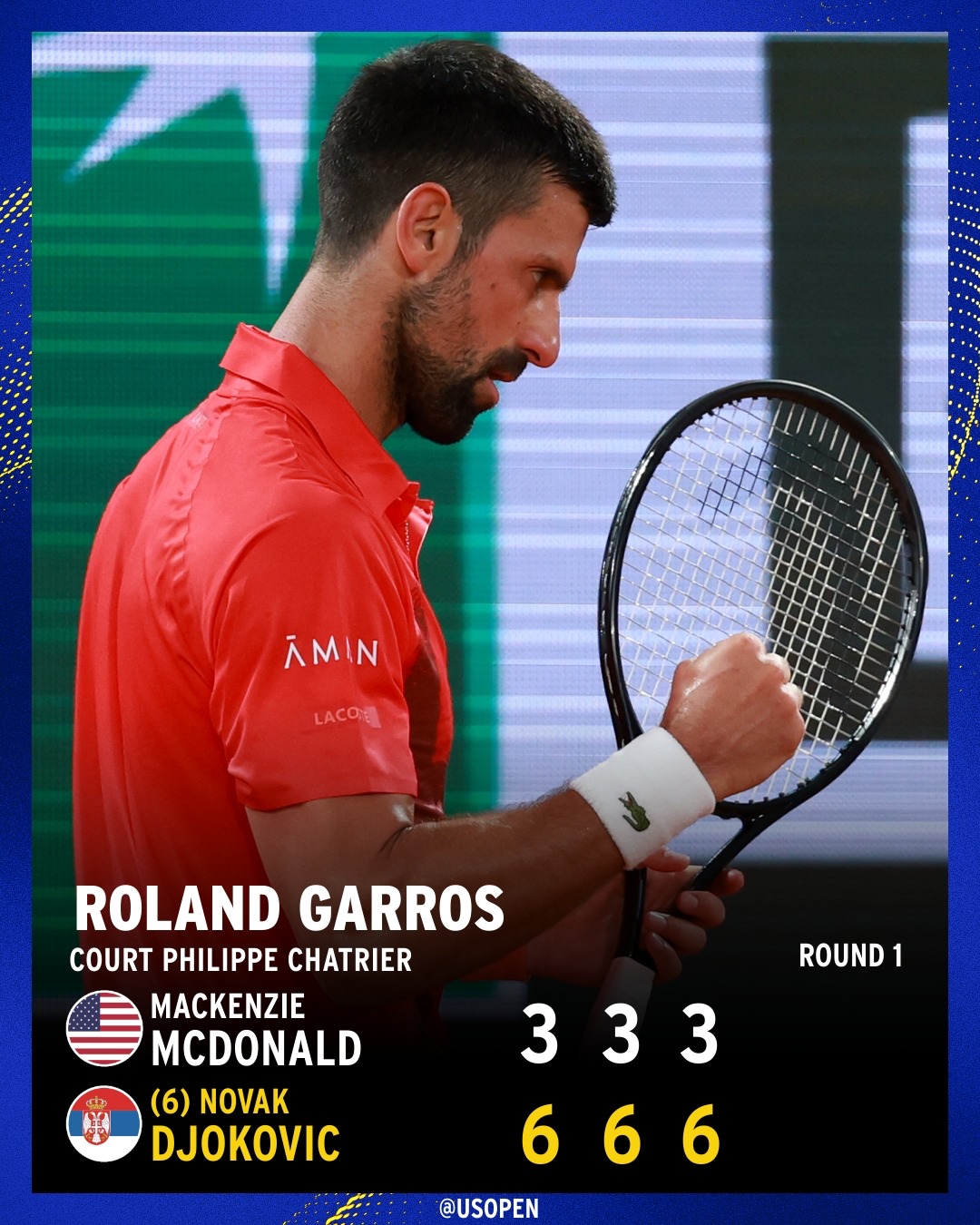 法網》Djokovic重返奧運奪金之地 首輪戰績20勝0敗 - TSNA體育新聞團隊