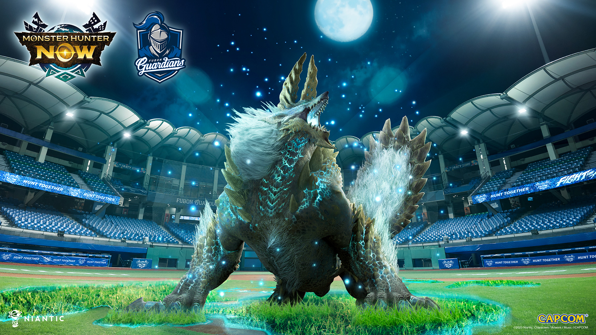 富邦悍將》魔物獵人主題日又來了！ 韓國女團「YOUNG POSSE」熱力演出 - TSNA體育新聞團隊