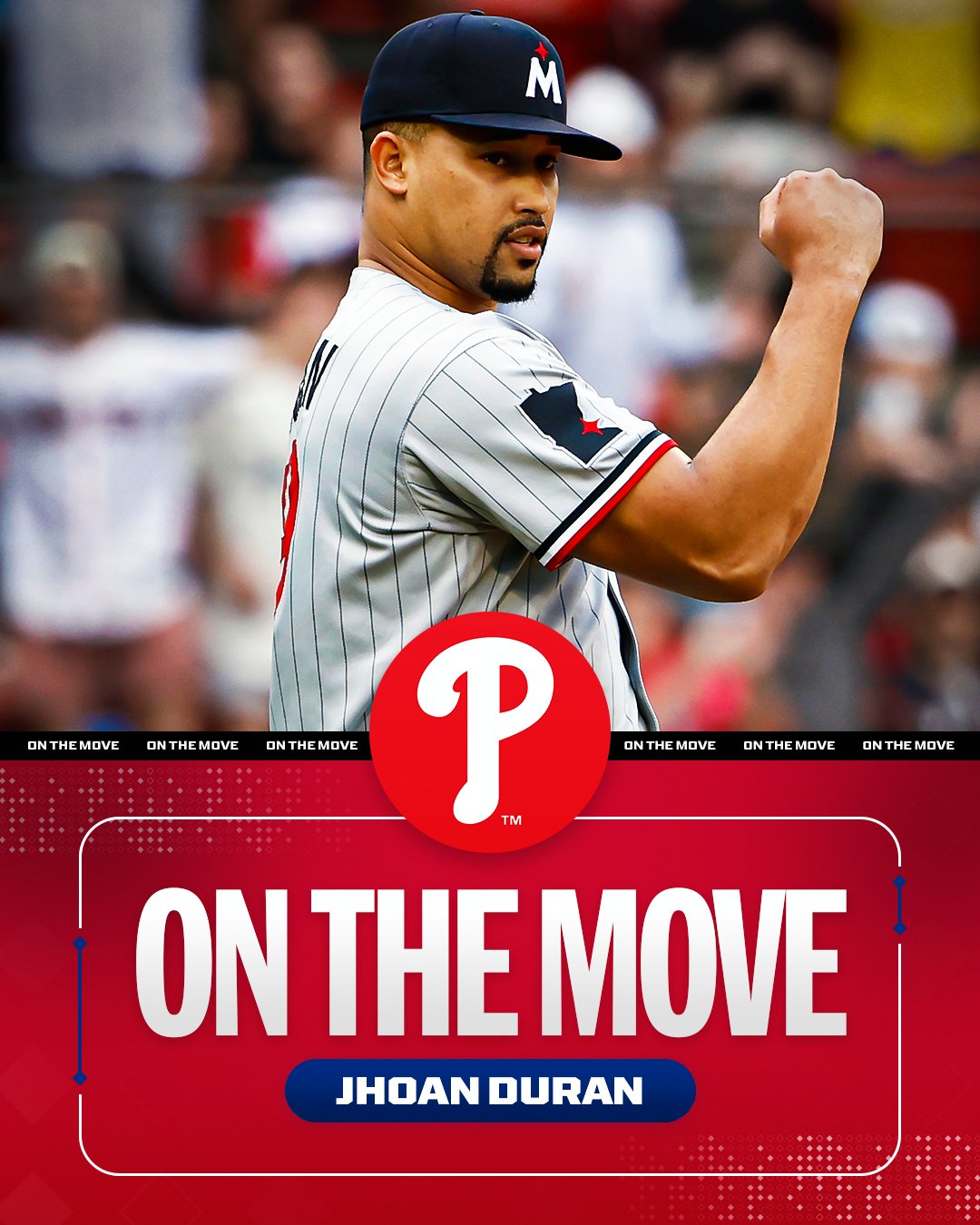 MLB》費城人補強牛棚大將Jhoan Duran！ 代價是讓出兩位百大新秀給雙城 - TSNA體育新聞團隊