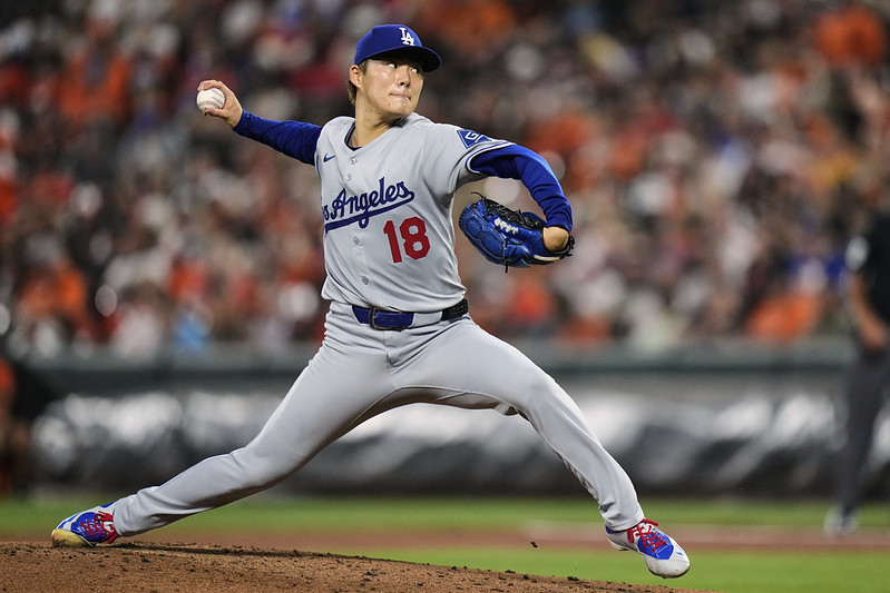 MLB》只差1出局！山本由伸8.2局無安打挨轟破功 道奇慘遭逆轉5連敗 - TSNA體育新聞團隊