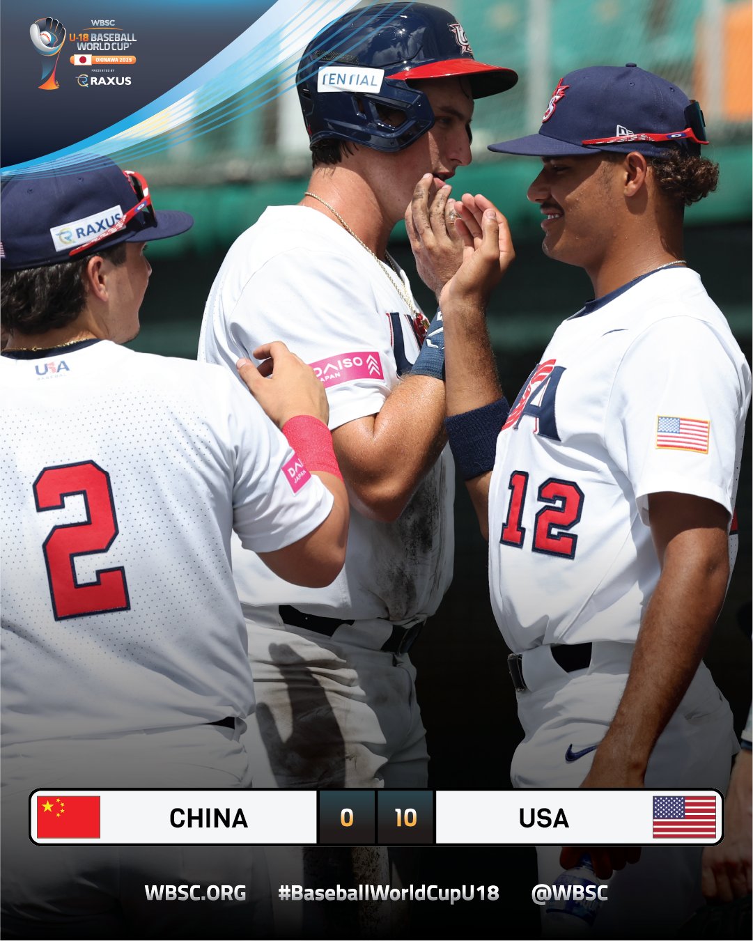 U18世青》美國隊10比0完封中國B組第1 前4場預賽有3場無失分 - TSNA體育新聞團隊