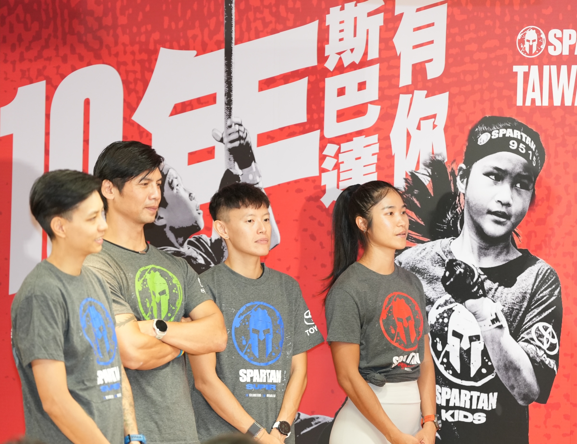 體壇》斯巴達障礙跑競賽10週年 「警花」謝伯韶、「最強郵差」林均澔站台 - TSNA體育新聞團隊