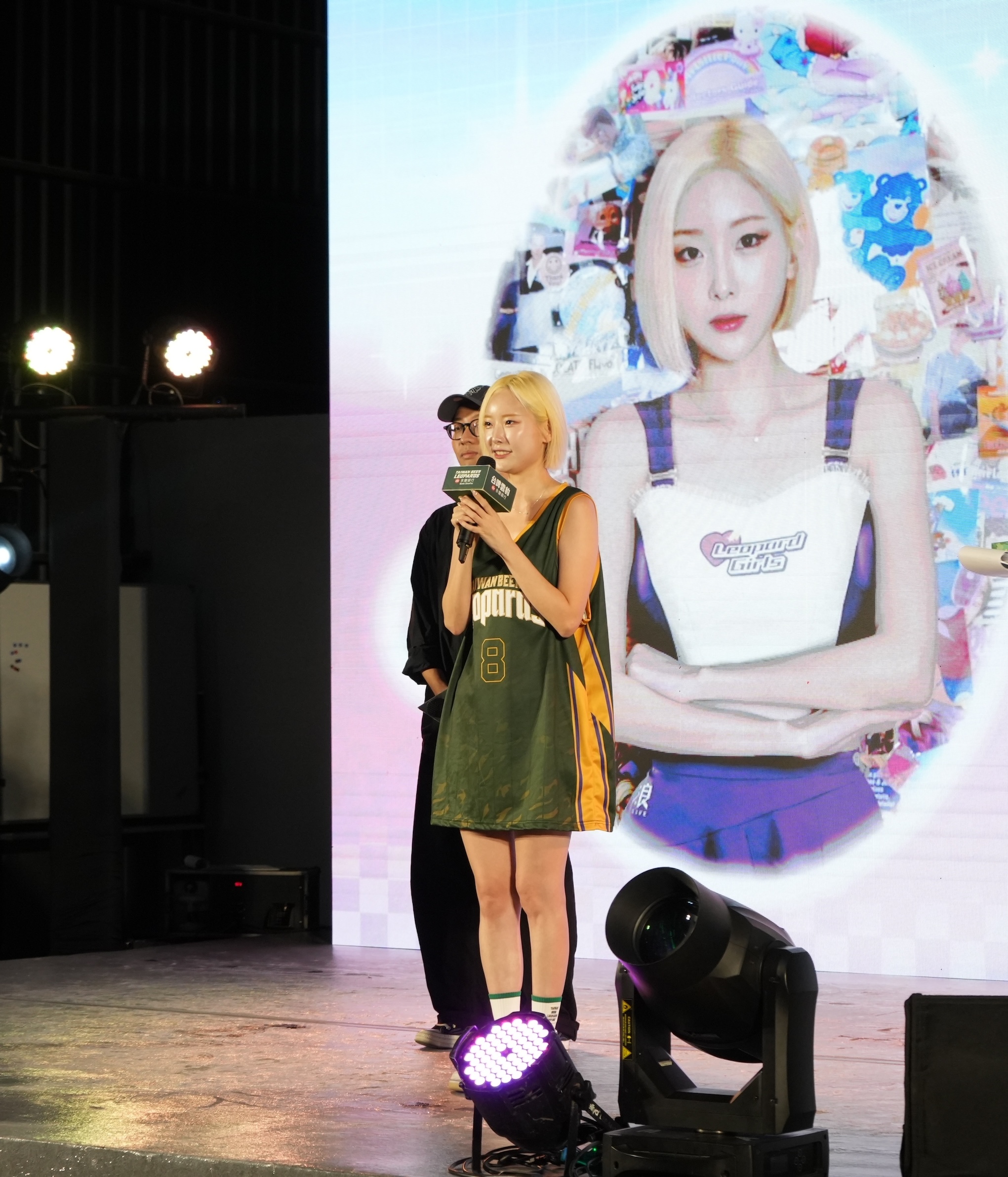 TPBL》電豹女韓國徐賢淑金色短髮亮相 親切秀舞技 - TSNA體育新聞團隊